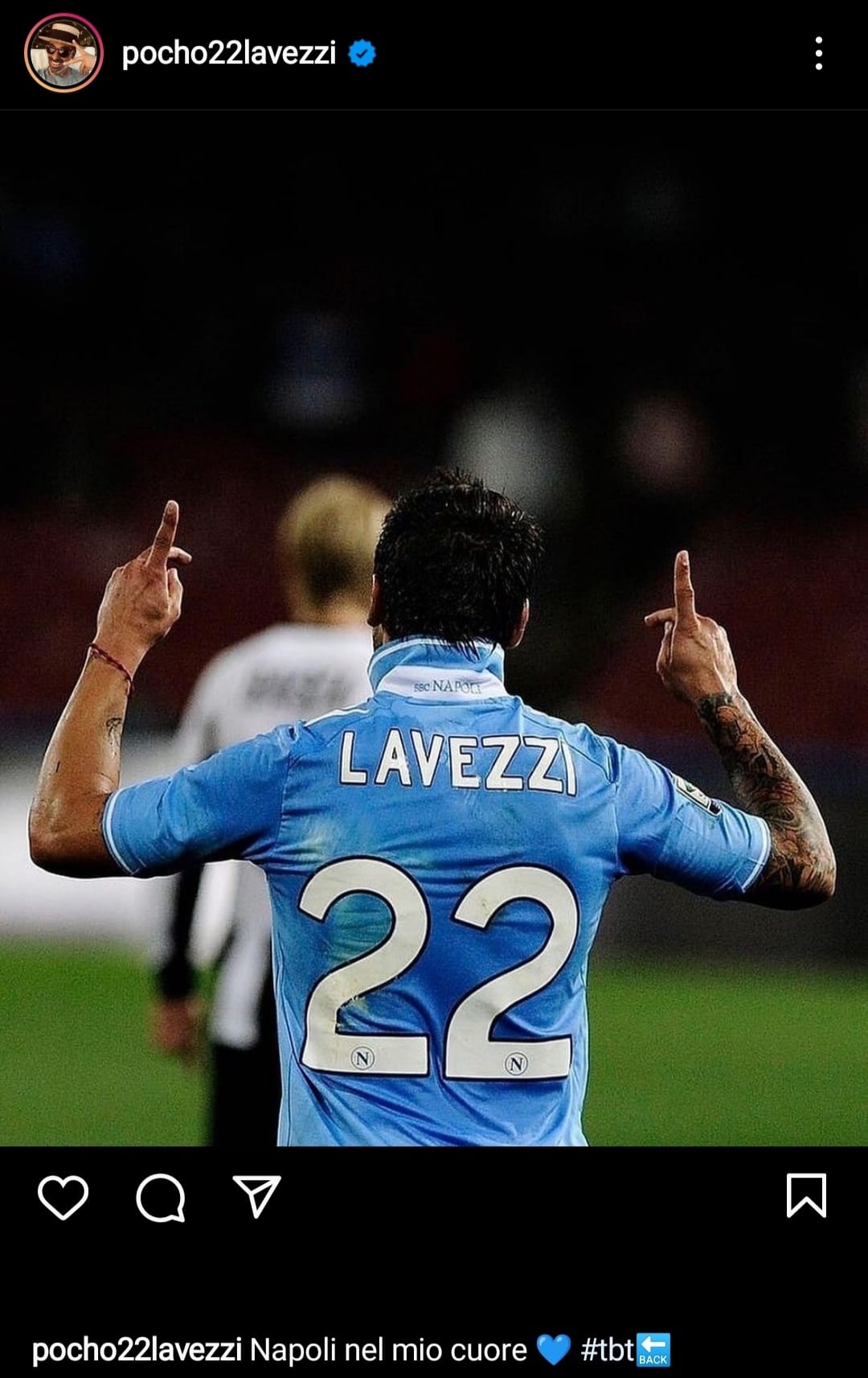 FOTO - Lavezzi ricorda Napoli: il post fa emozionare i tifosi