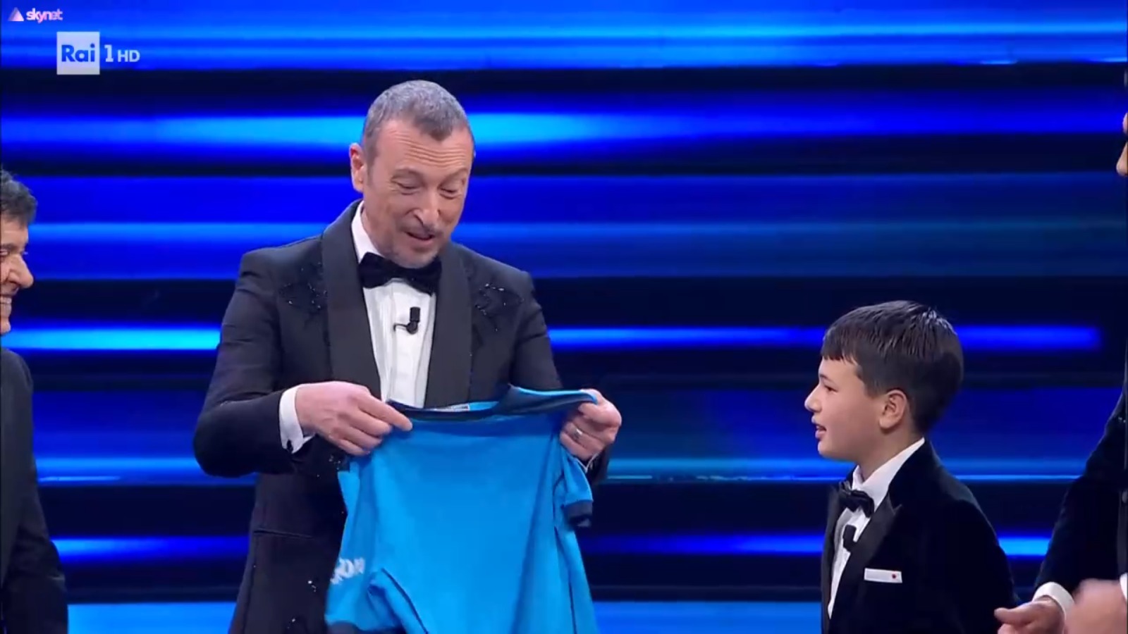 Chi è Mario Di Leva, il baby tifoso del Napoli a Sanremo