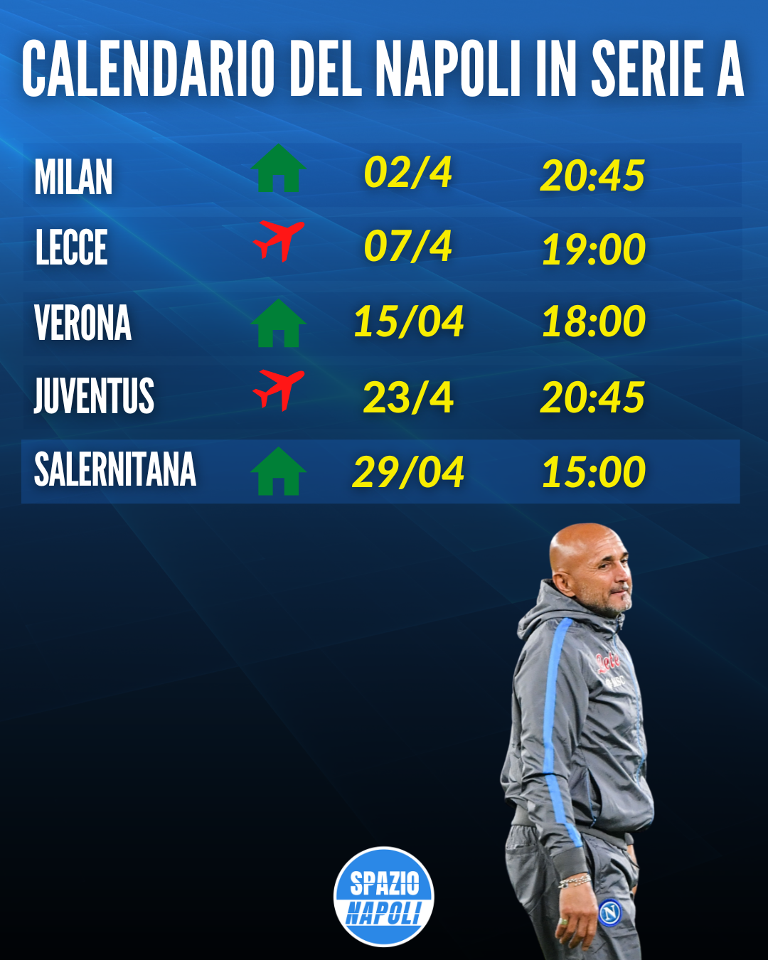 Napoli, svelato il calendario: orario e data della possibile partite ...